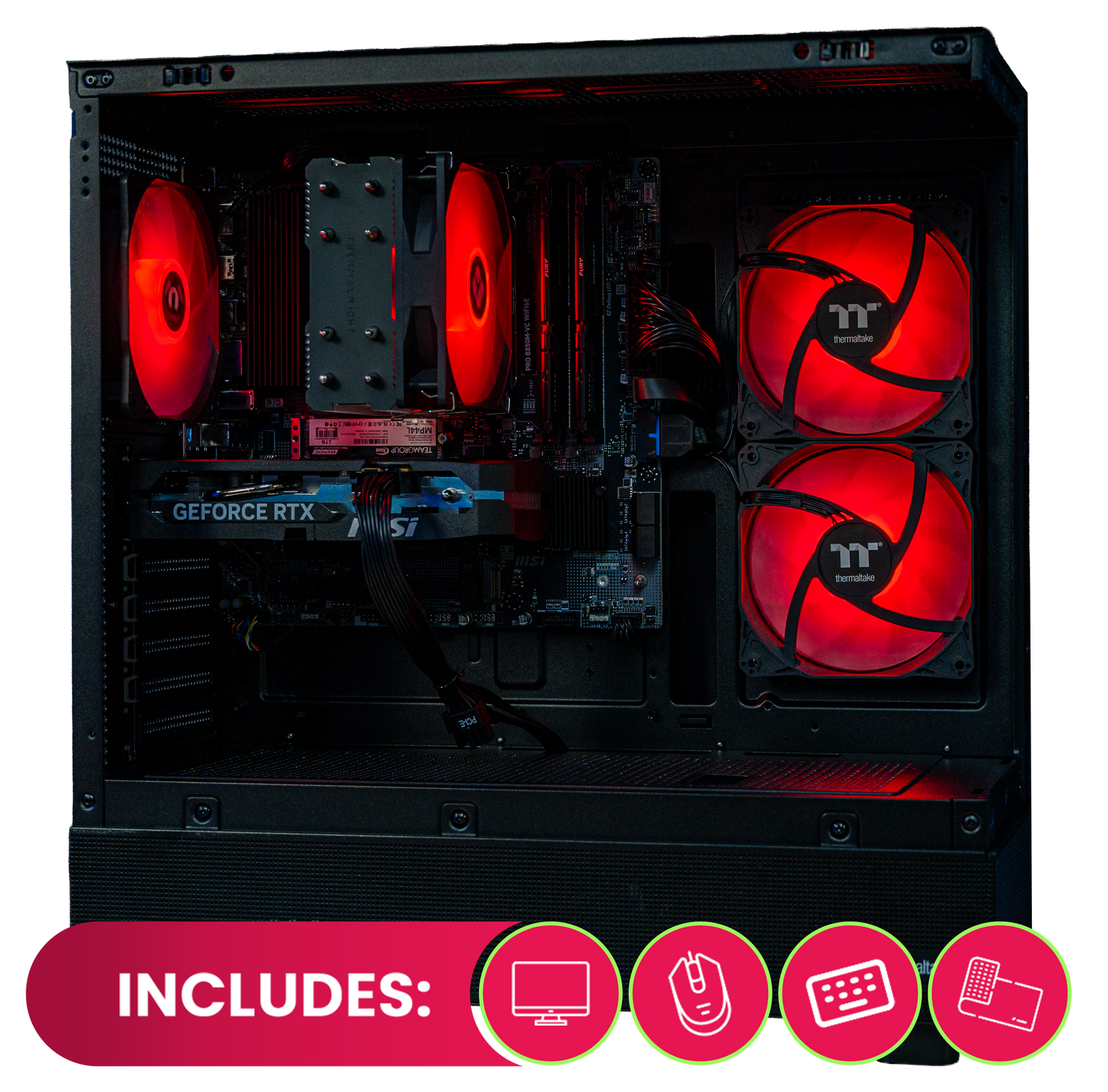 PowerStarter Intel RTX 5060 Gaming PC Bundle | Hand-Built Gaming PC ...